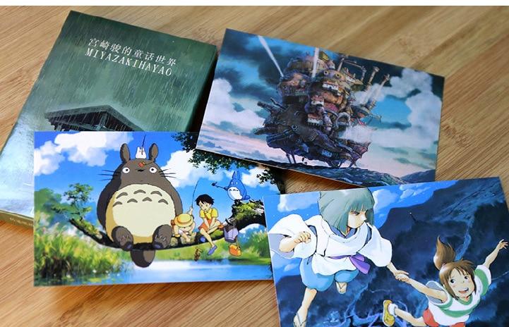 Studio Ghibli Oil Painting Postcard 30pcs/lot - Ghibli Store