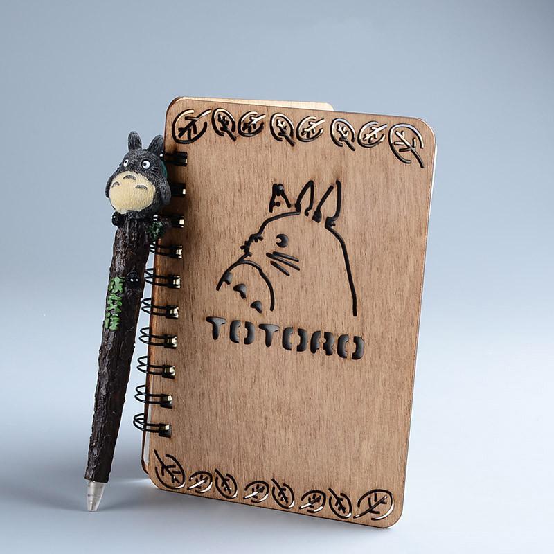 Totoro Wooden Notebook - Ghibli Store