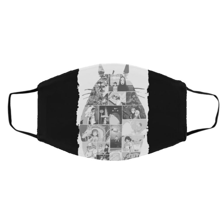 Ghibli Studio Collage Art Face Mask - Ghibli Store