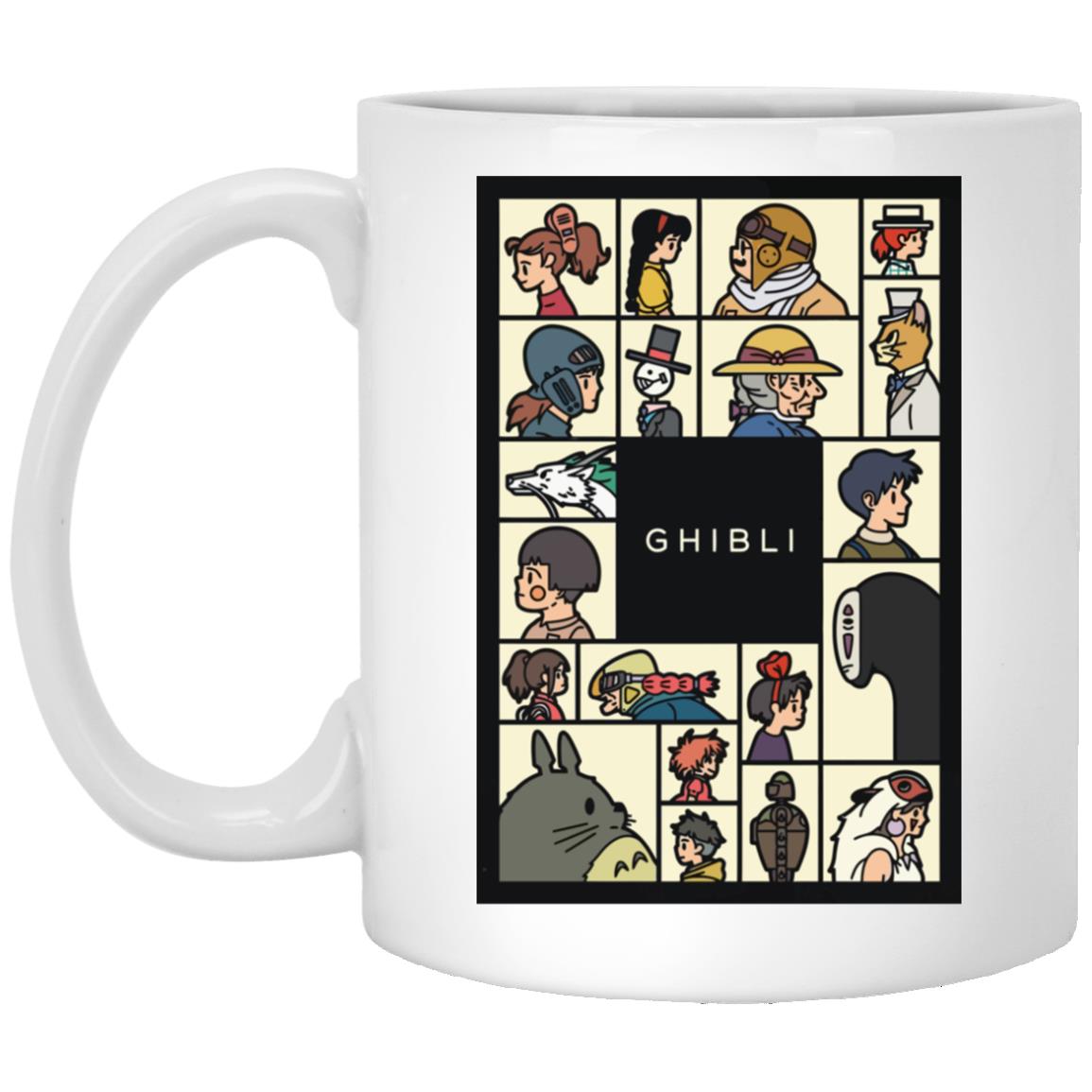 Compilation Characters of Studio Ghibli Mug - Ghibli Store