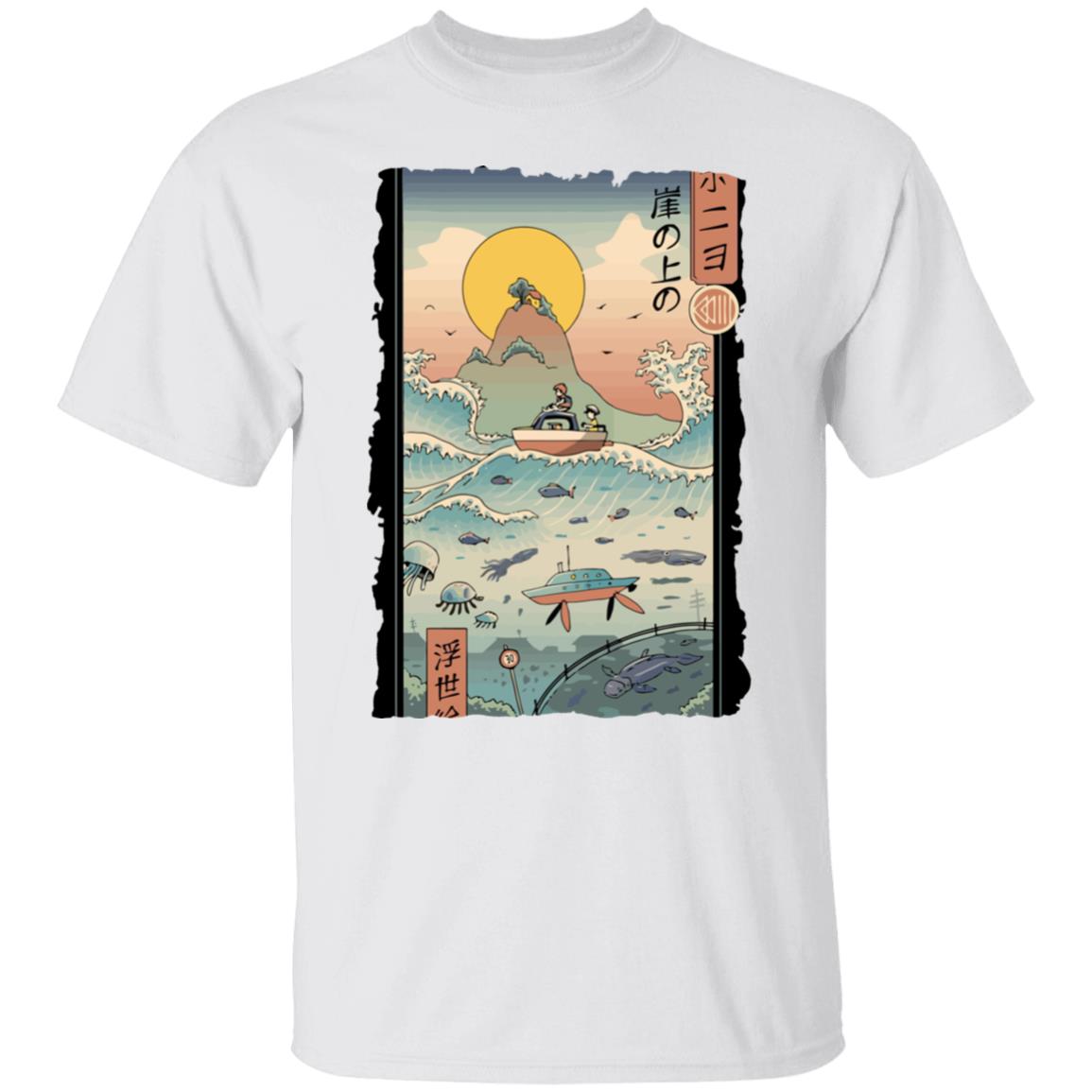 Ponyo By The Sea Classic T Shirt - Ghibli Store