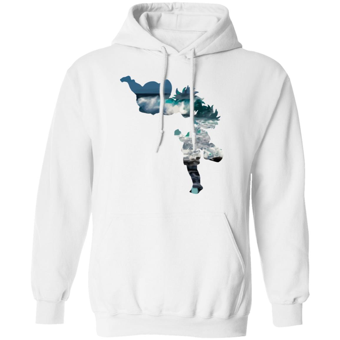 Ponyo and Sasuke Cutout Classic Hoodie - Ghibli Store