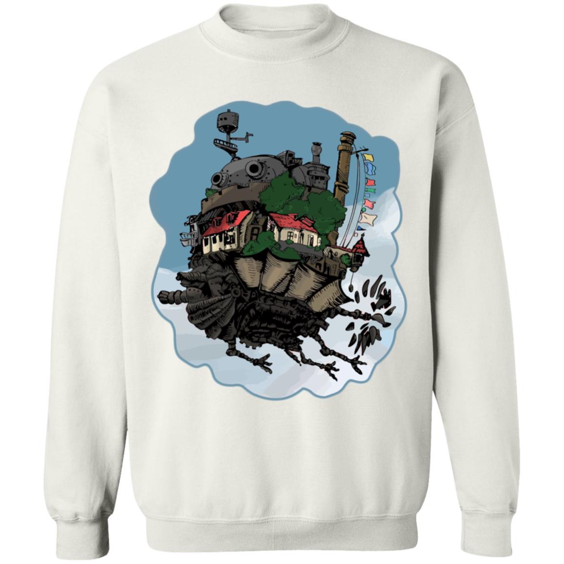 Howl's Moving Castle Classic Color Sweatshirt - Ghibli Store