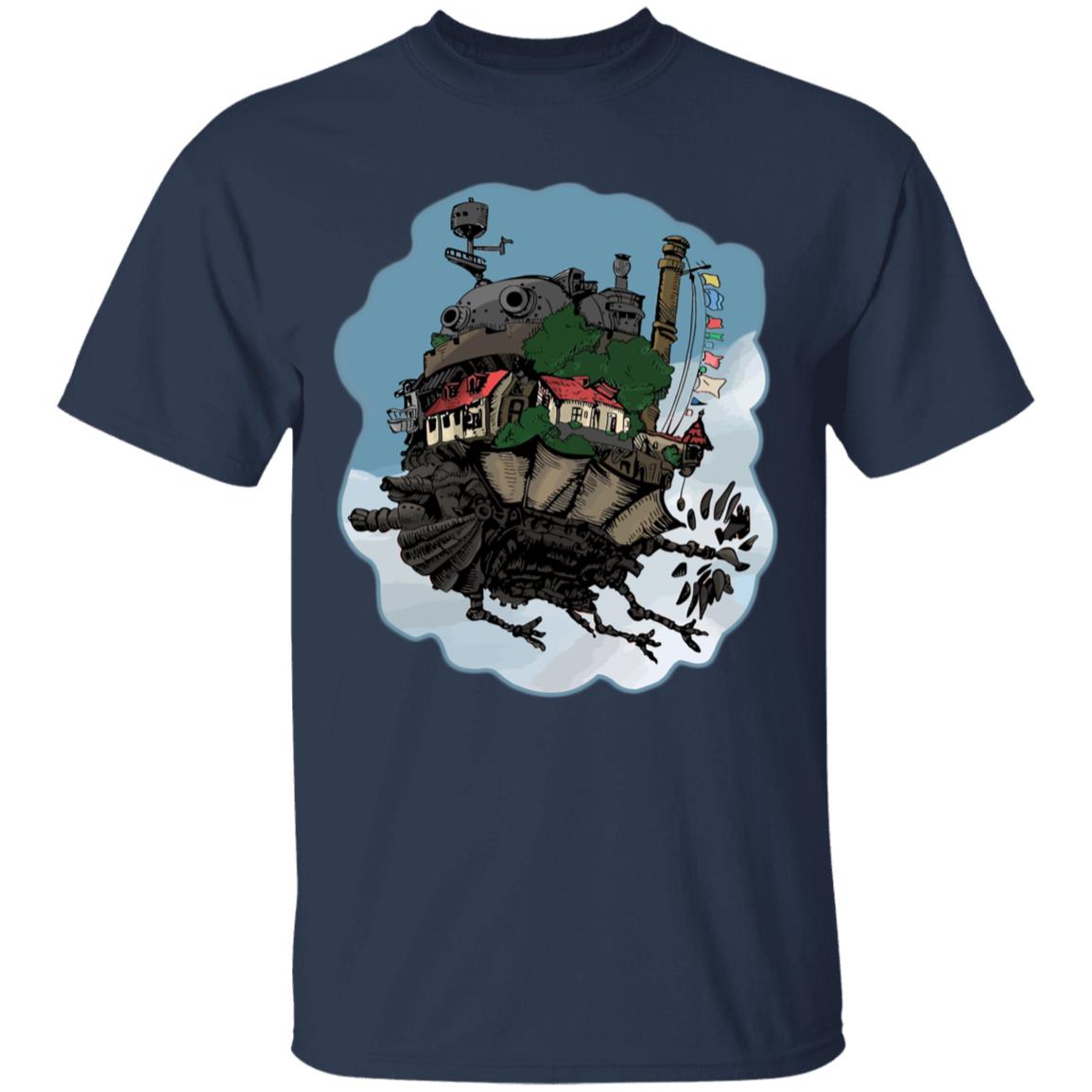 Howl's Moving Castle Classic Color T Shirt - Ghibli Store