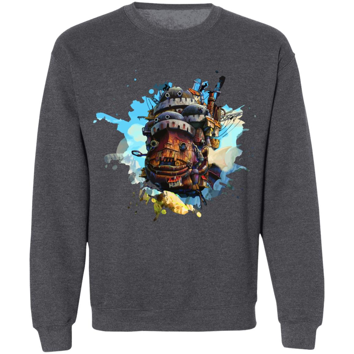 Howl's Moving Castle Painting Sweatshirt - Ghibli Store