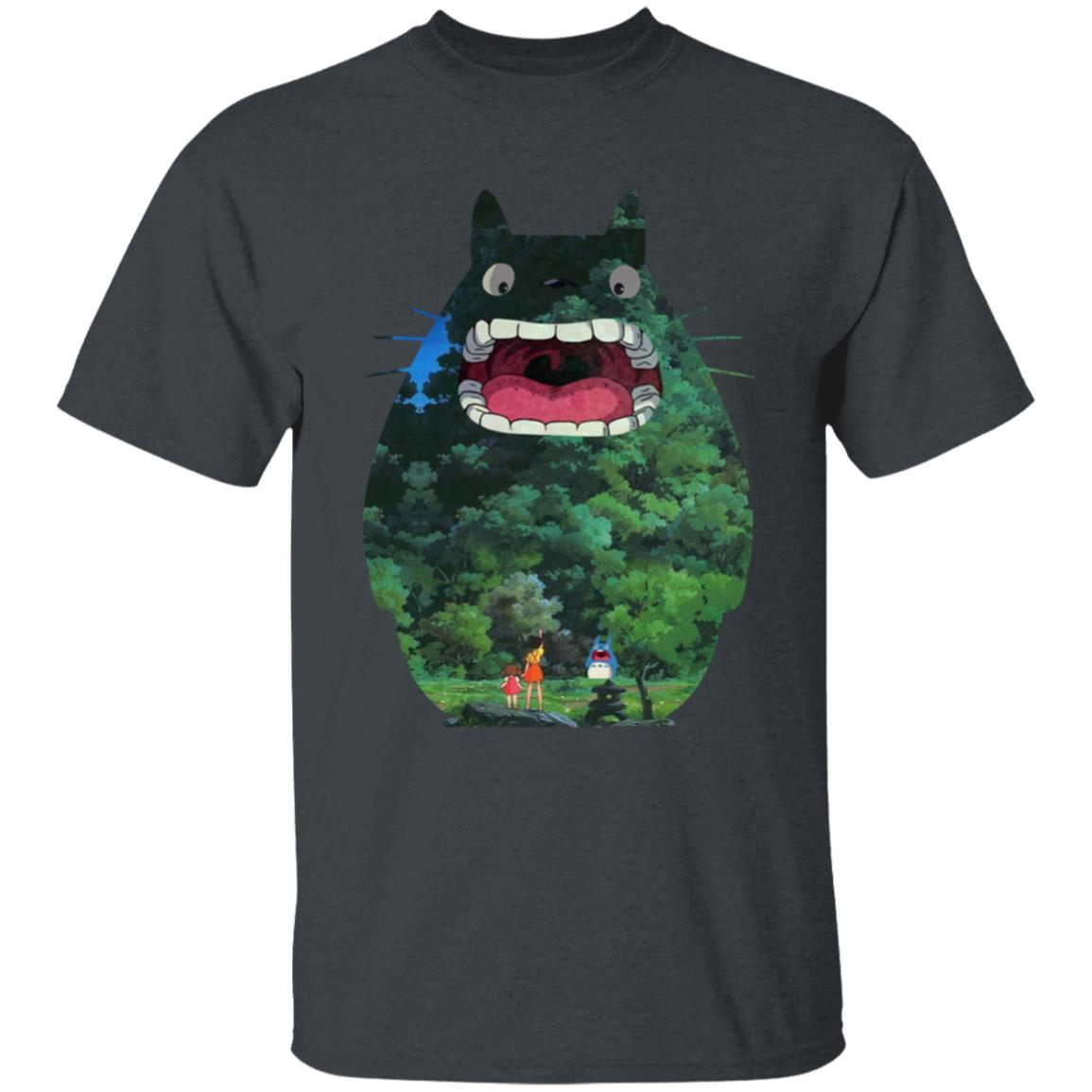 Totoro Jungle Color Cutout T Shirt - Ghibli Store