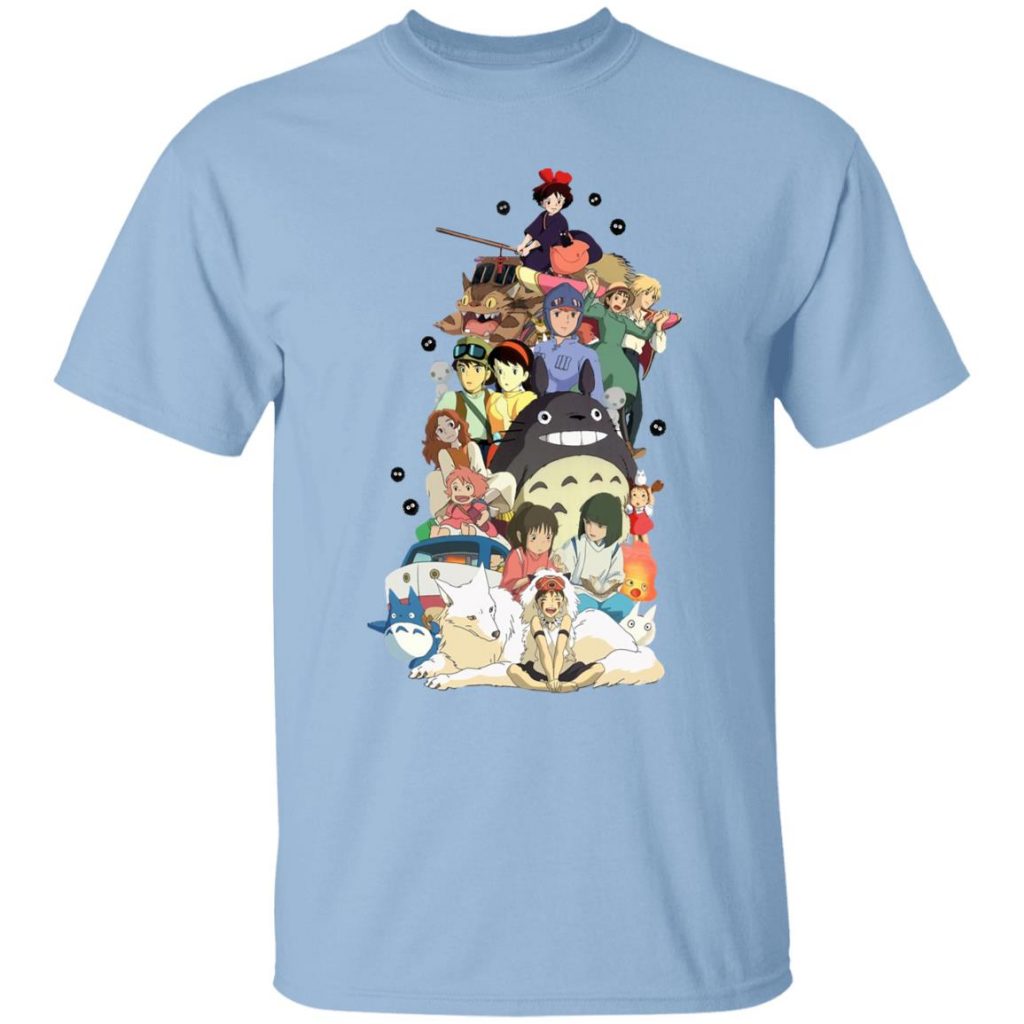 Ghibli Movie Characters Compilation T Shirt - Ghibli Store
