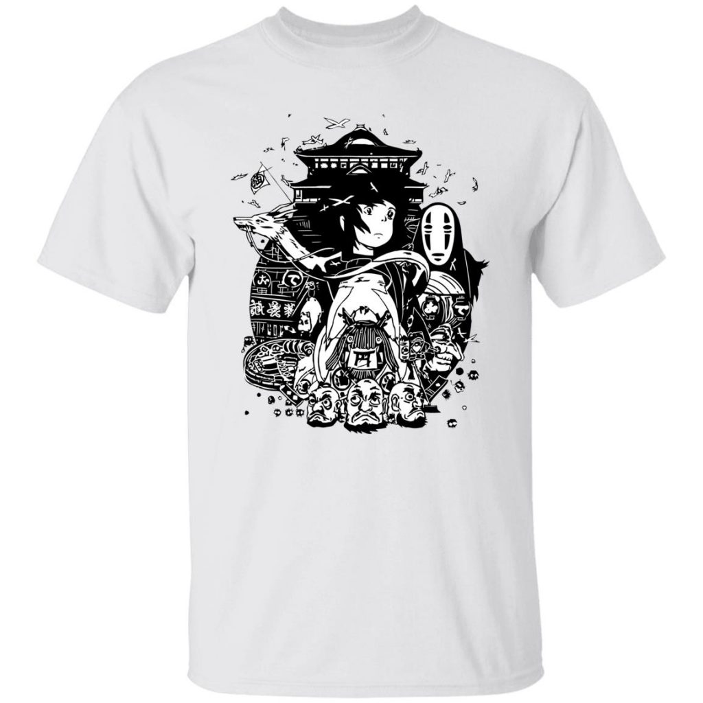 Spirited Away Art Collection T Shirt Unisex Ghibli Store