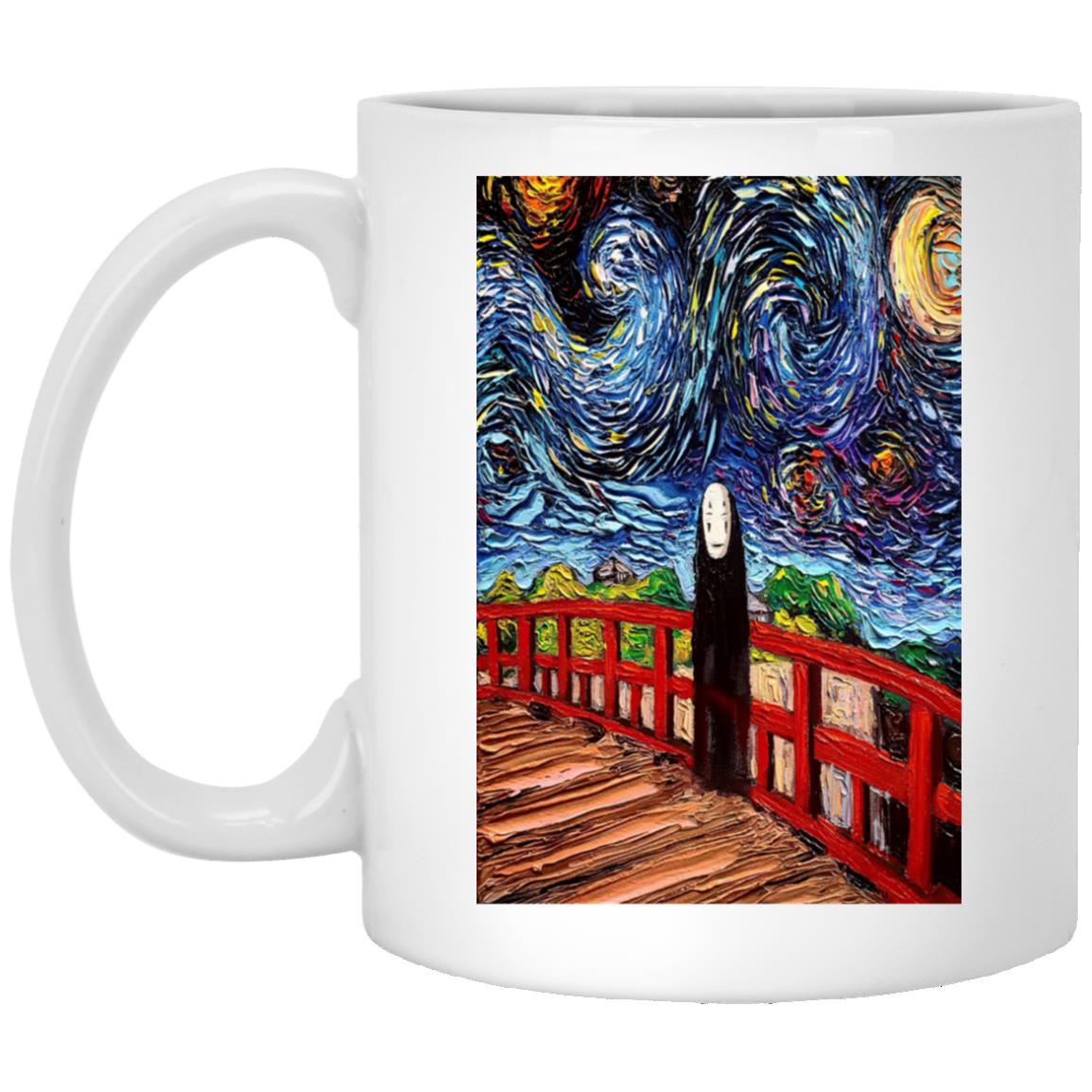 Spirited Away No Face Kaonashi in The Starry Night Mug - Ghibli Store