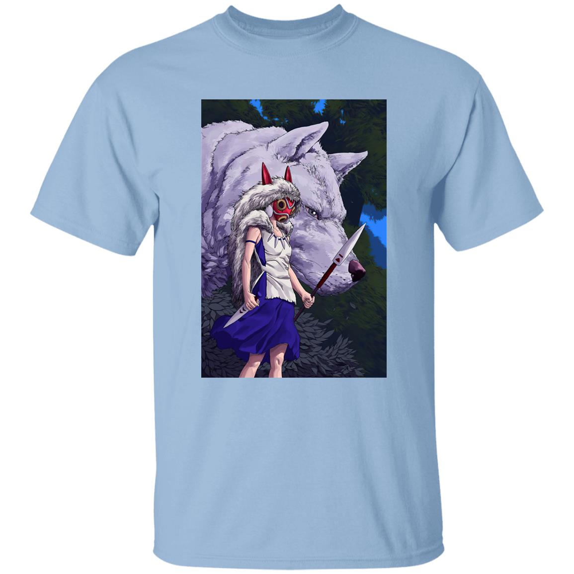 Princess Mononoke And Her Weapons T Shirt Ghibli Store