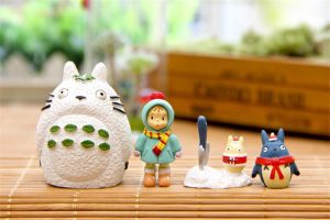 My Neighbor Totoro - Totoro Family and Mei Winter Christmas Figures ...