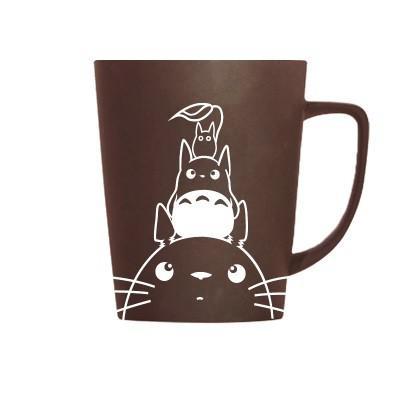 My Neighbor Totoro Ceramic Mug With Spoon And Wooden Lid - Ghibli Store