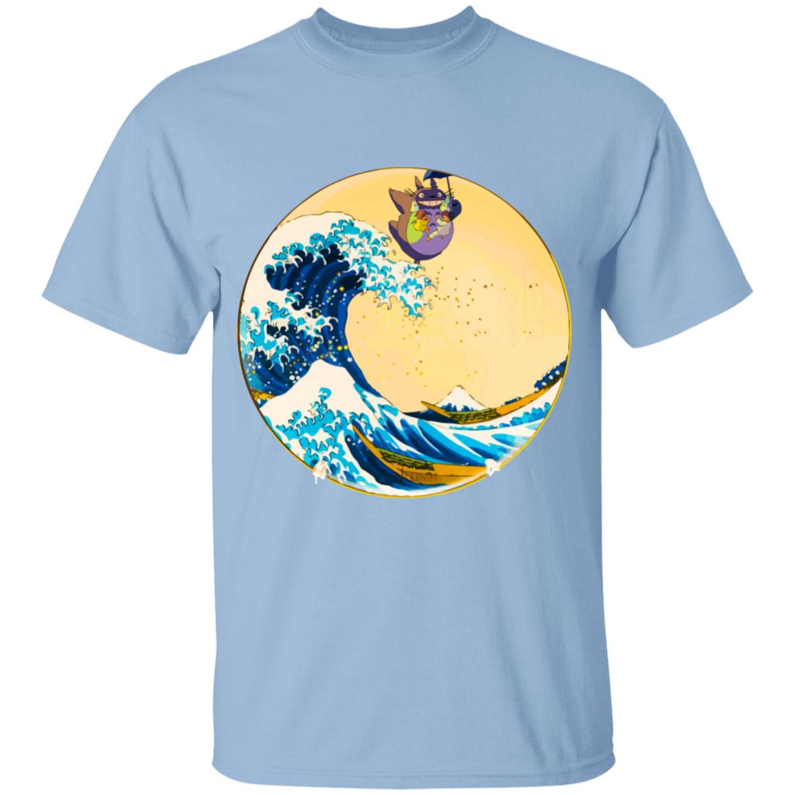 Totoro On The Waves T Shirt for Kid - Ghibli Store