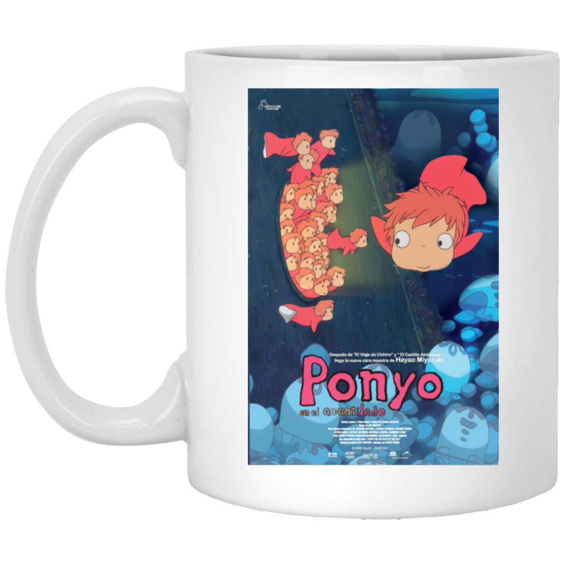 Ponyo Poster - Spanish Version Mug - Ghibli Store