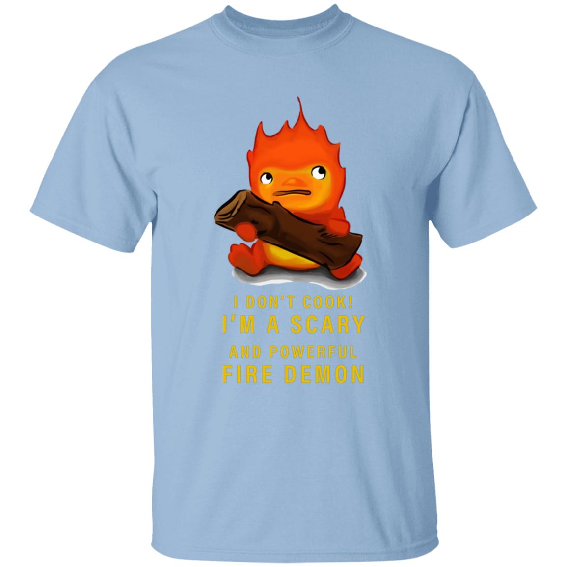 Howl’s Moving Castle Calcifer T Shirt for Kid - Ghibli Store