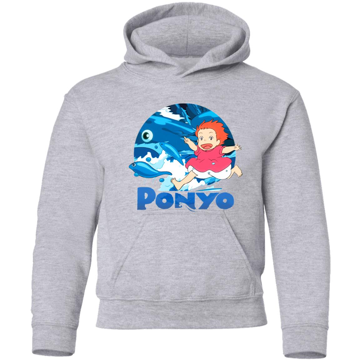 Ghibli Studio Ponyo On The Waves Hoodie for Kid - Ghibli Store
