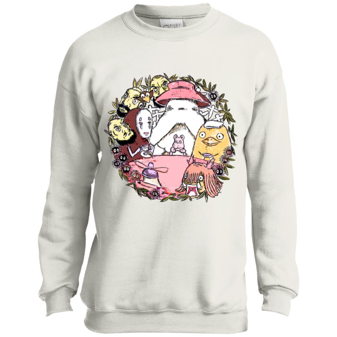 Spirited Away No Face Tea Time Sweatshirt for Kid - Ghibli Store