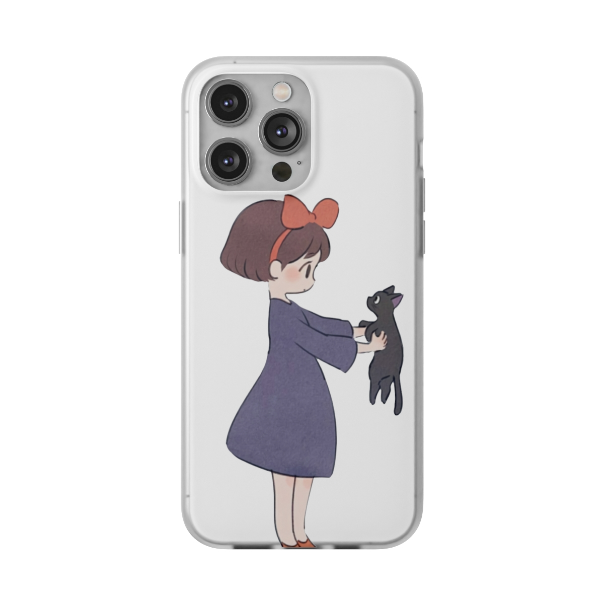 Kiki Hugging Jiji iPhone Cases - Ghibli Store