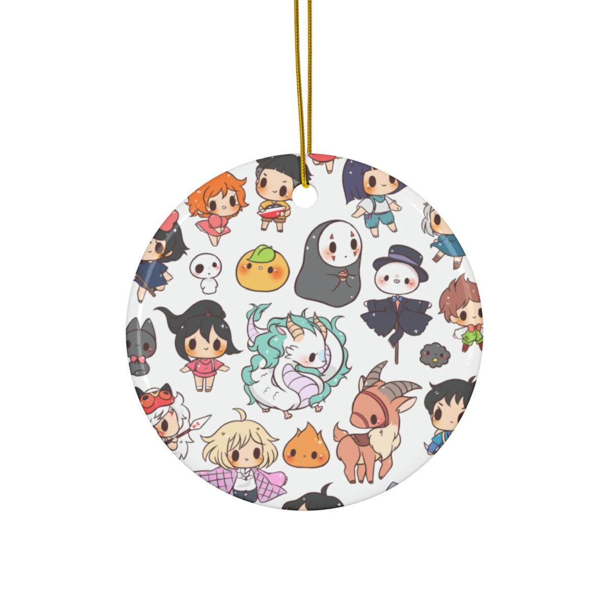 Ghibli Characters Cute Chibi Collection Ceramic Ornament - Ghibli Store
