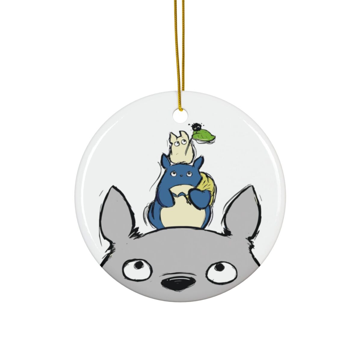 Totoro Family Ceramic Ornament - Ghibli Store