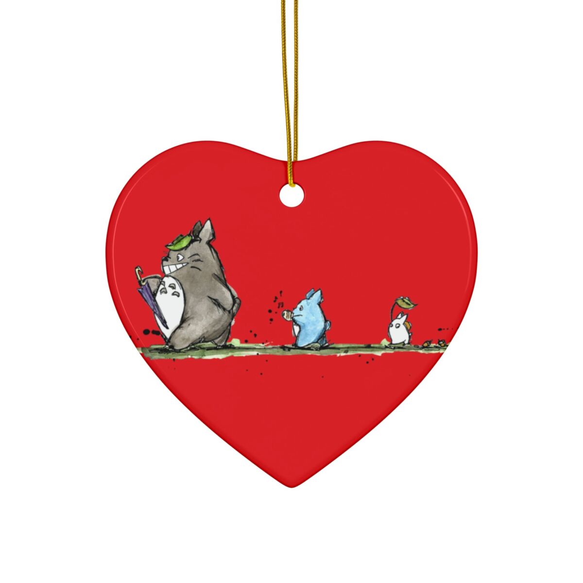 Totoro Family Parade Ceramic Ornament - Ghibli Store