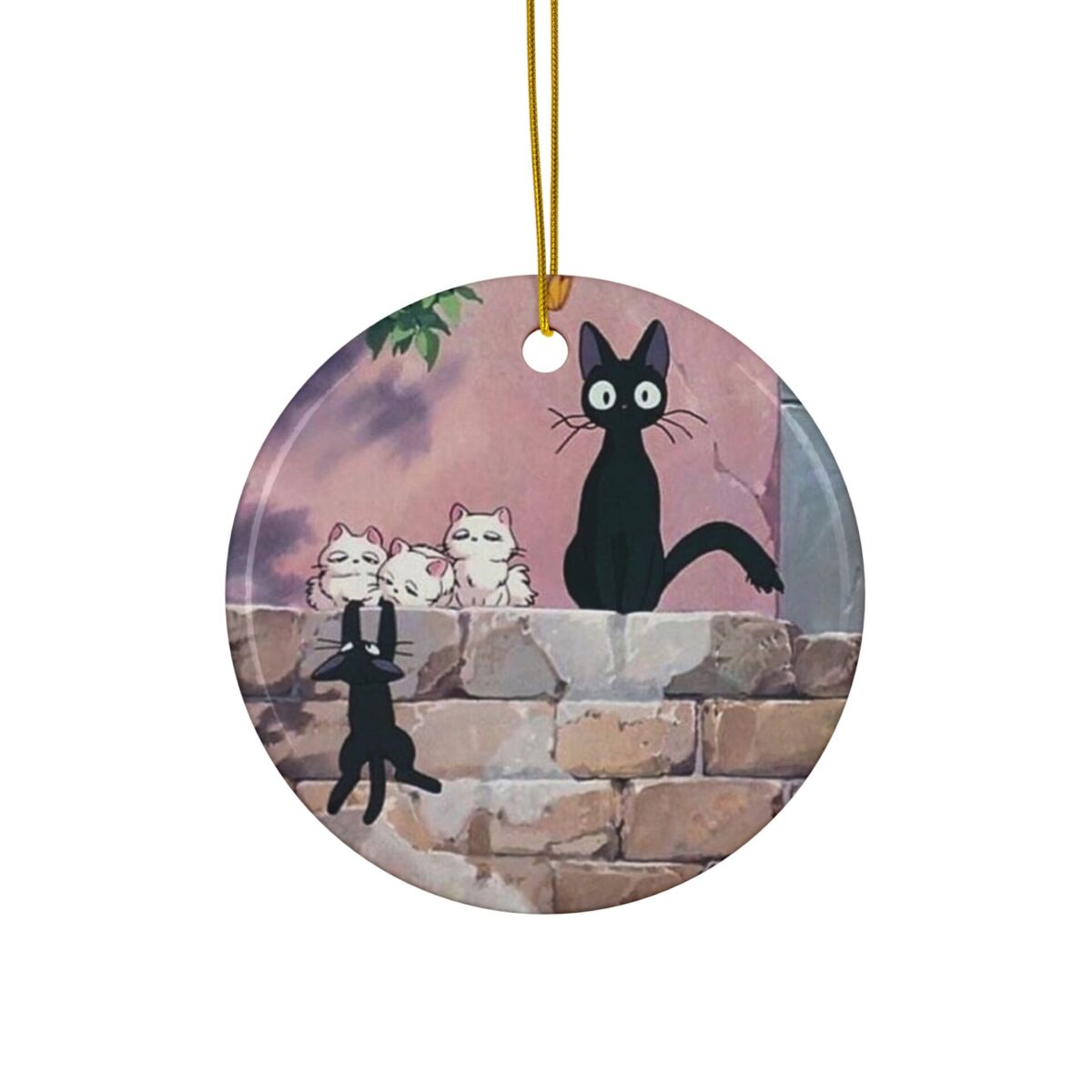 Jiji Family Ceramic Ornament - Ghibli Store